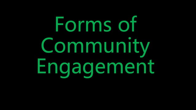 Community Action Modalities and Citizenship - week 6.pptx | Politics