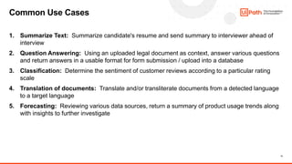 AI and ML Series - Generative Extraction and Classification of ...