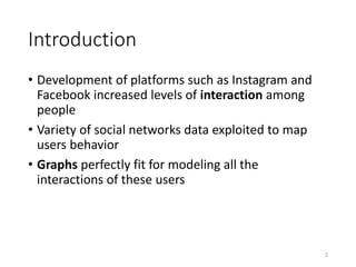 Community analysis using graph representation learning on social ...