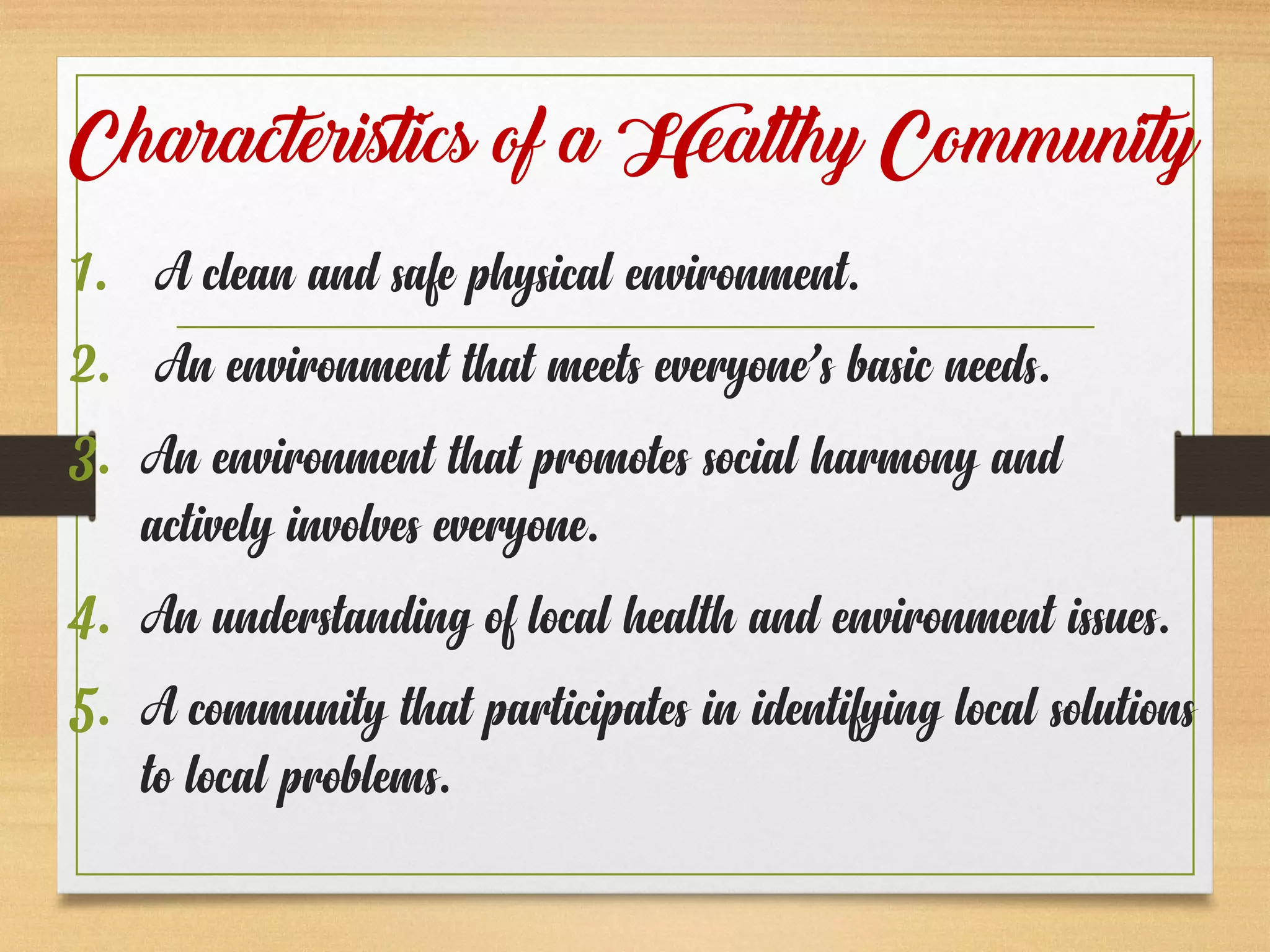 Community and environmental health | PDF