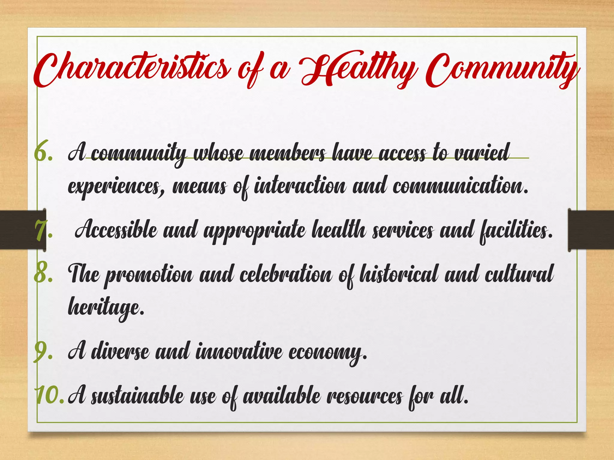 Community and environmental health | PDF