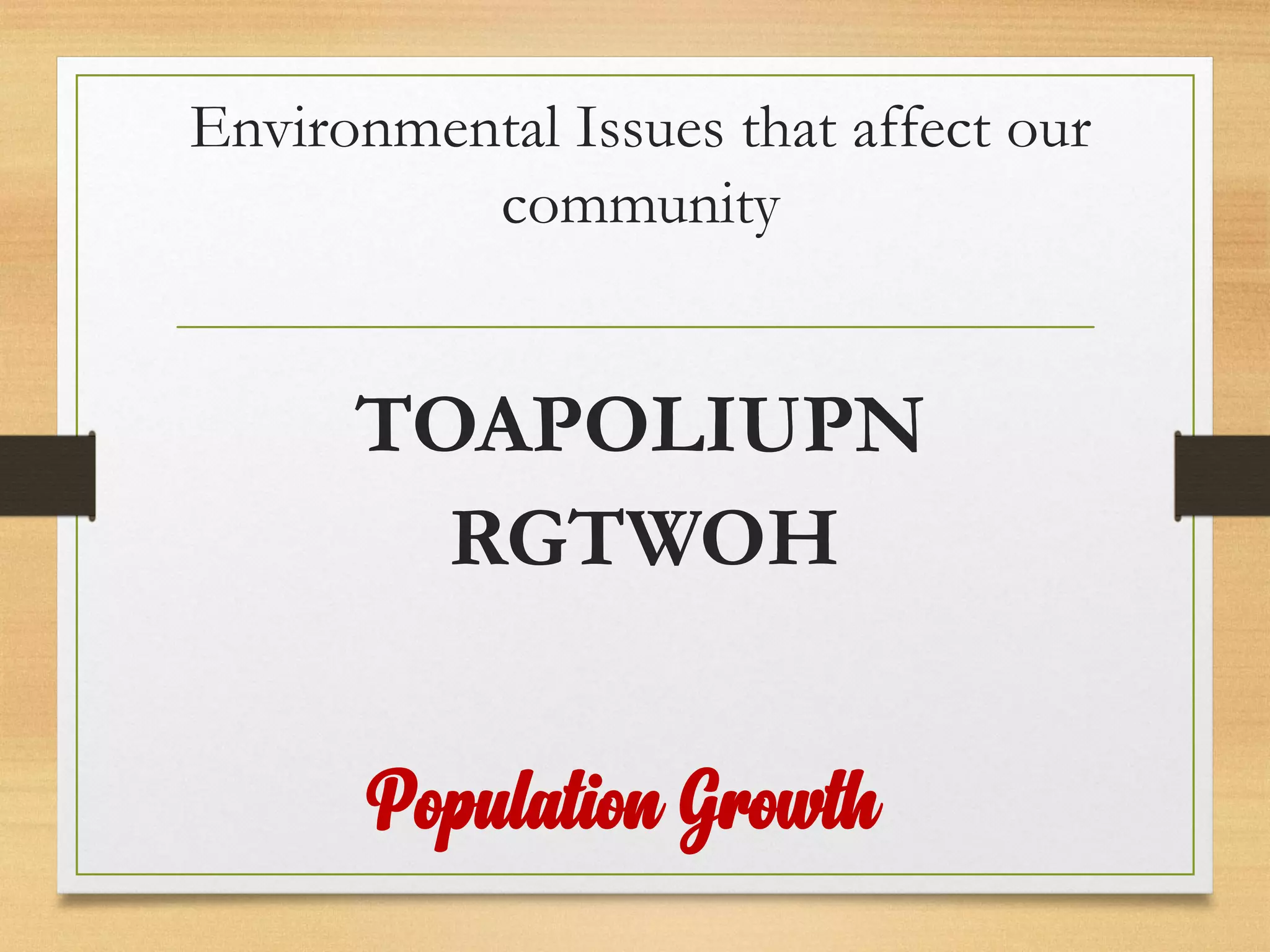 Community and environmental health | PDF