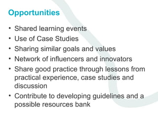 Role of Community Matrons in shifts in settings of care | PPT