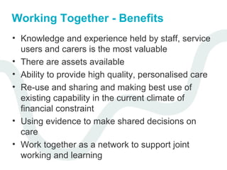Role of Community Matrons in shifts in settings of care | PPT