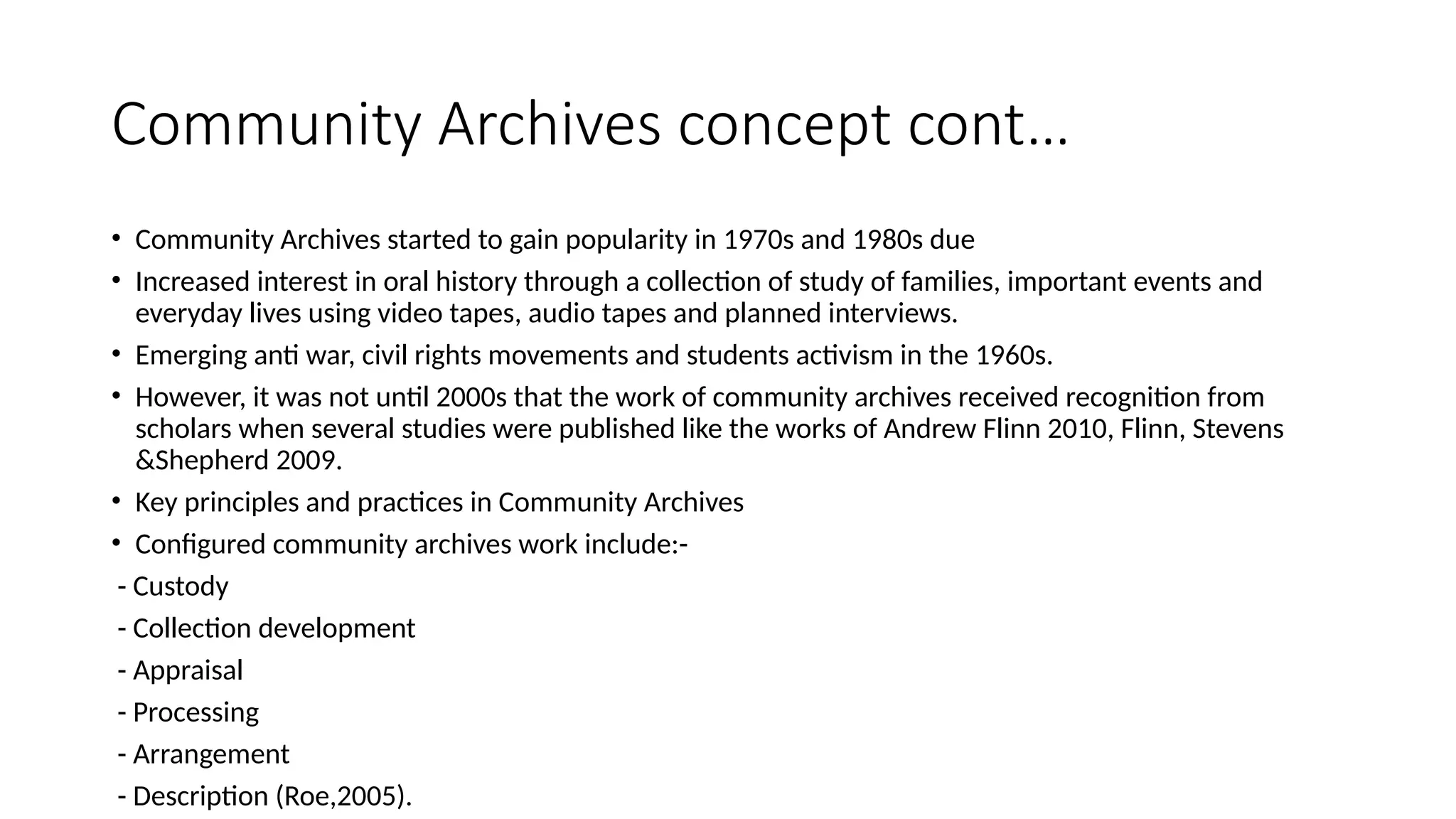 COMMUNITY ARCHIVES -DISCUSSION - Copy.pptx
