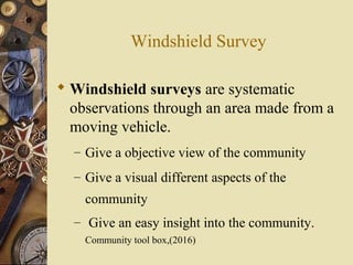 Community assessment | PPT