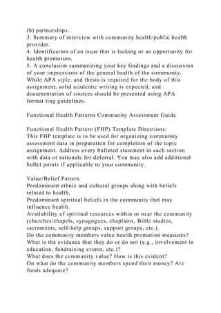 Community Assessment and Analysis PresentationThis assignment co.docx