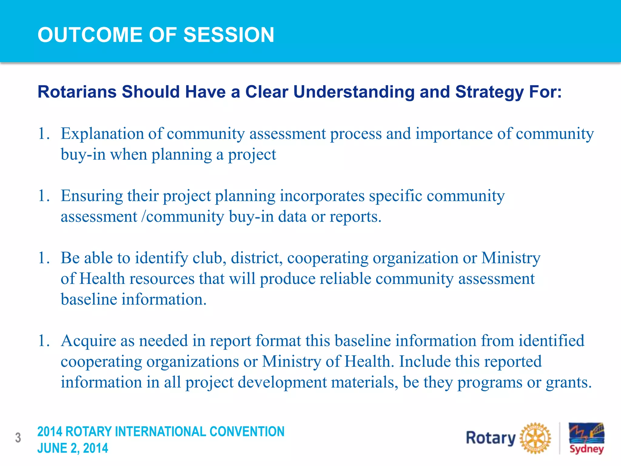 How to Conduct a Community Assessment for Health Projects | PPT