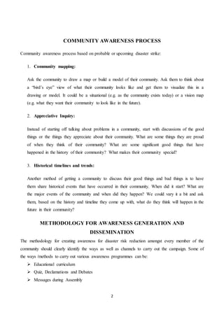 Community awareness | DOCX