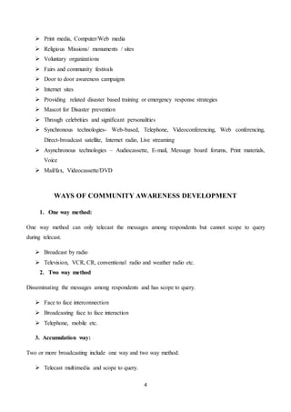 Community awareness | DOCX