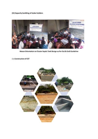 Community based cluster septic tank at maa mangla basti | DOCX