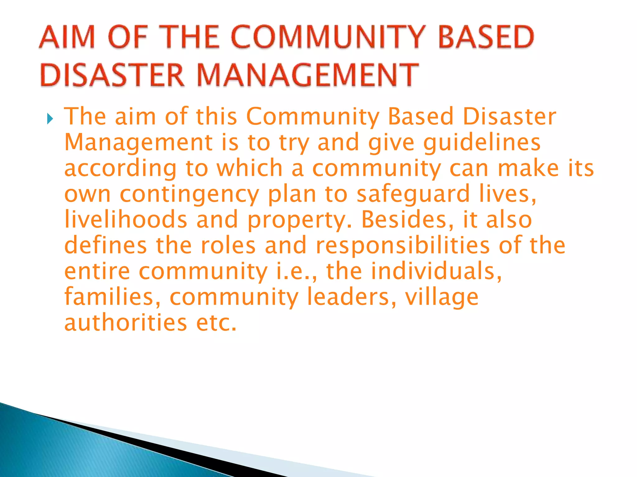 COMMUNITY BASED DISASTER MANAGEMENT.ppt
