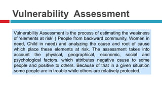 Community Based Disaster Risk Assessment...... | PPTX