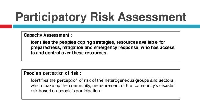 Community Based Disaster Risk Assessment......