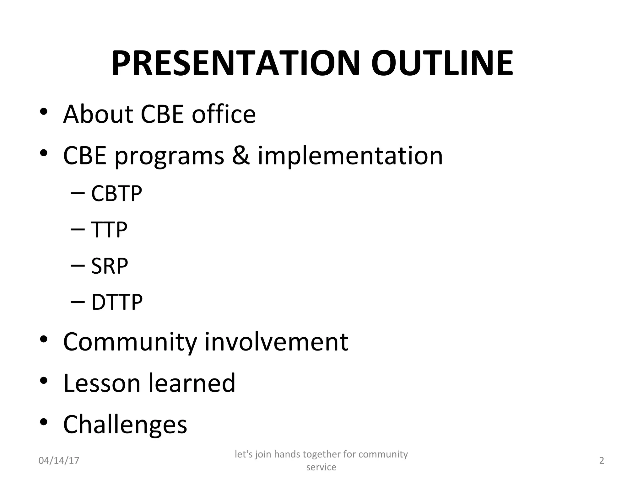 Community Based Education Experience of Jimma University | PPT