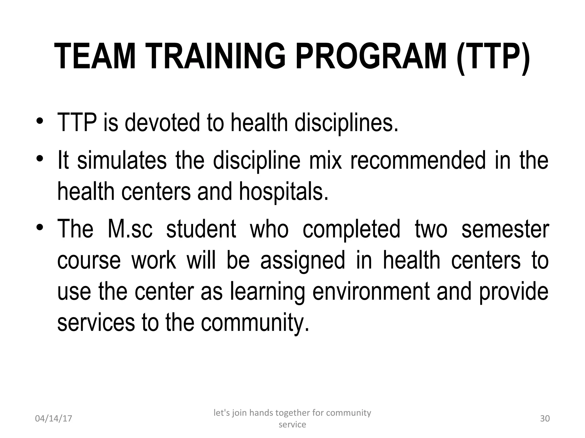 Community Based Education Experience of Jimma University | PPT