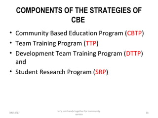 Community Based Education Experience of Jimma University | PPT