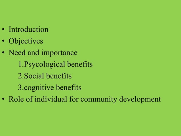 COMMUNITY BASED ENGAGEMENT / SKILL DEVELOPMENT ACTIVITY | PPTX | Education