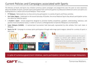 Building a Network of Community-based Sports Hubs in Malaysia | PDF
