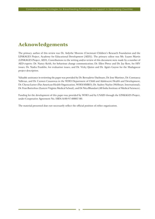 Community based strategies for breastfeeding promotion and support in ...