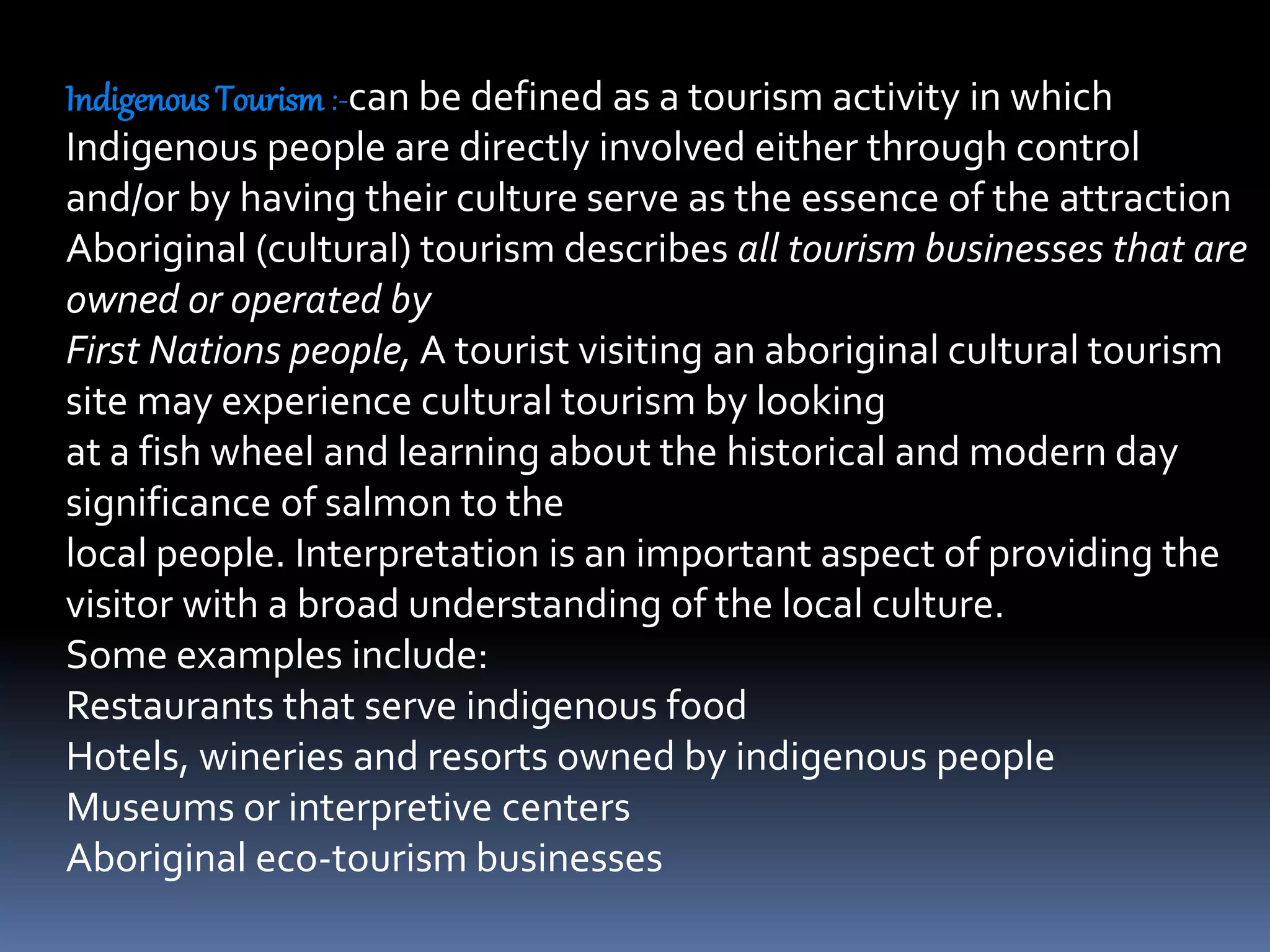 Community based tourism by pooja andani | PPTX