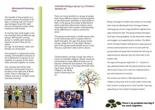 Example Of Community Service Brochure