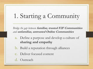Community building and monetization | PPT