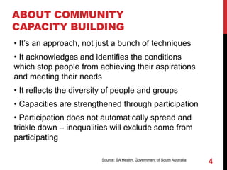Community Capacity Building | PPTX
