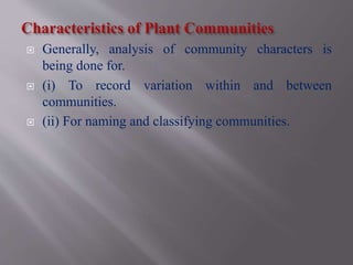 Community chracteristics.pptx all the characteristics are mentioned | PPTX