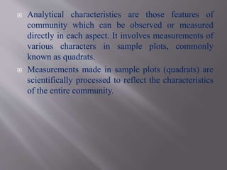 Community chracteristics.pptx all the characteristics are mentioned | PPTX