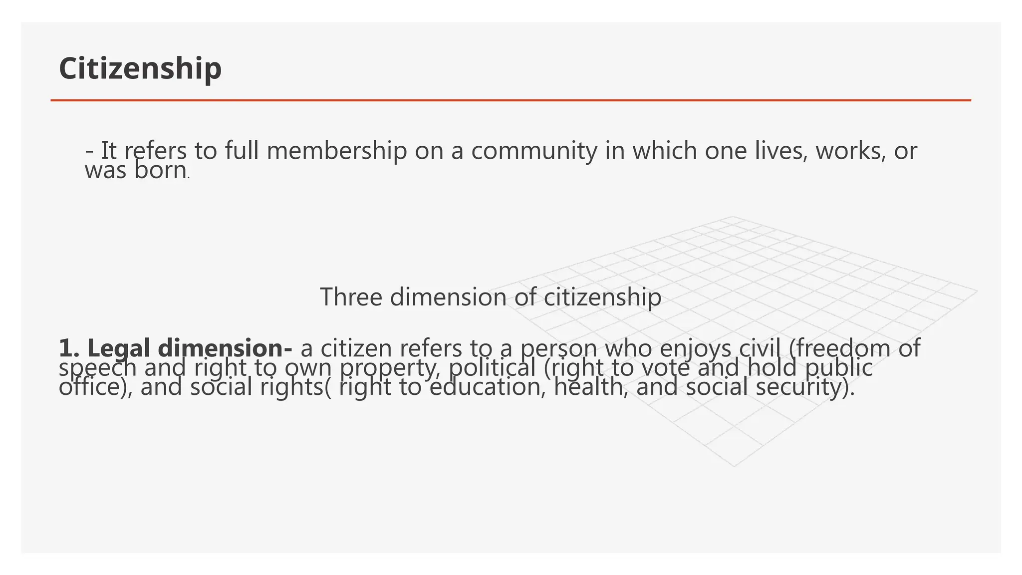 Community Citizenship- powerpoint presebtation | PPT