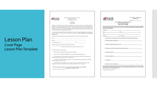 DAR Community Classroom Presentation - 2020 | PPT