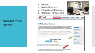 DAR Community Classroom Presentation - 2020 | PPT