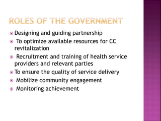 Community clinics of Bangladesh | PPTX