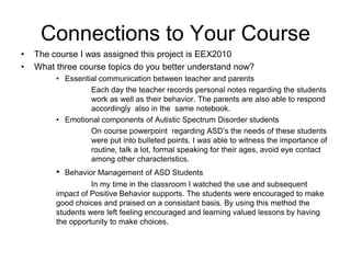 Community connections | PDF | Special Education | Education