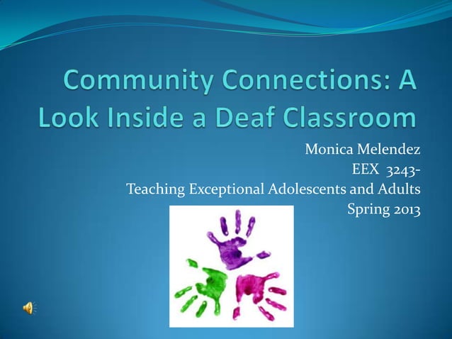 Community Connections- EEX 3243 | PPT