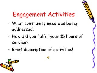 Community Connections project PowerPoint | PPT