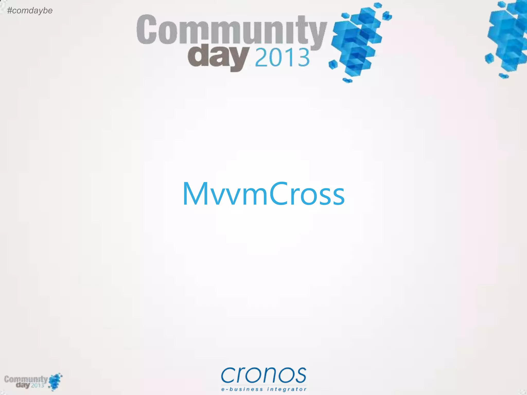Community day mvvmcross | PPT