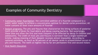 Community Dentistry PowerPoint | PPTX