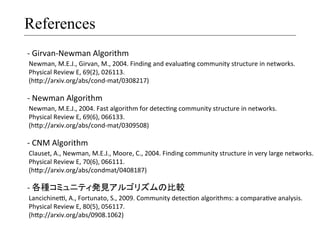 Community detection | PDF