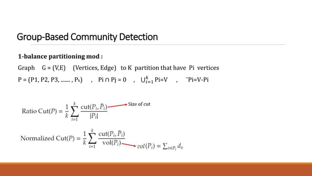 Community Detection Algorithms Ppt
