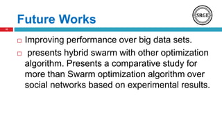 Community detection in complex social networks | PPT