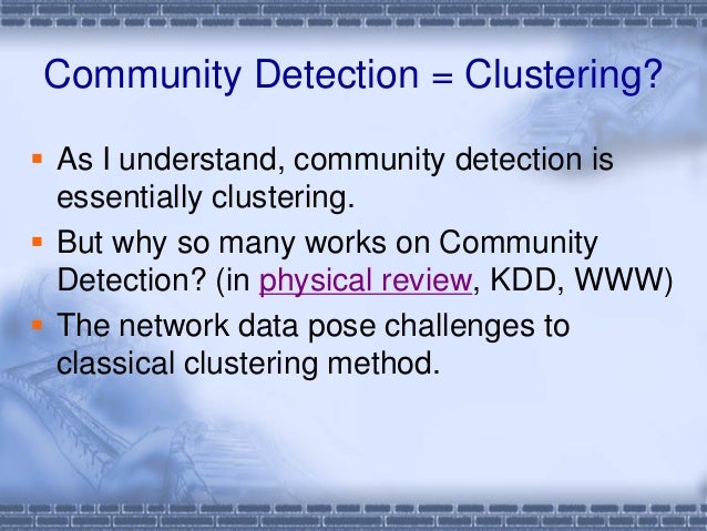 Community Detection In Social Networks[1]