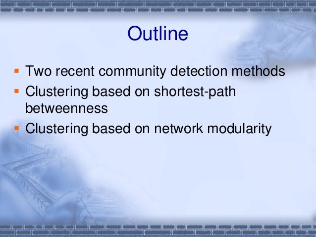 Community Detection In Social Networks[1]