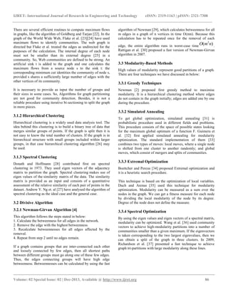 Community detection in social networks an overview | PDF | Social ...