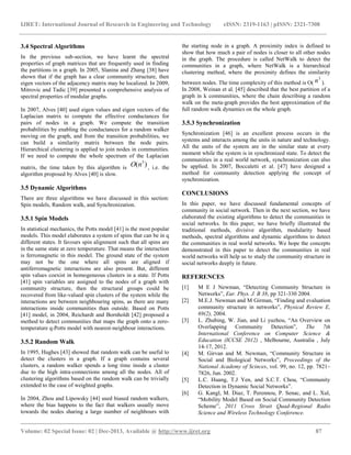 Community detection in social networks an overview | PDF | Social ...