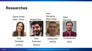 Community Detection Method for Multi-Label Classification | PPT