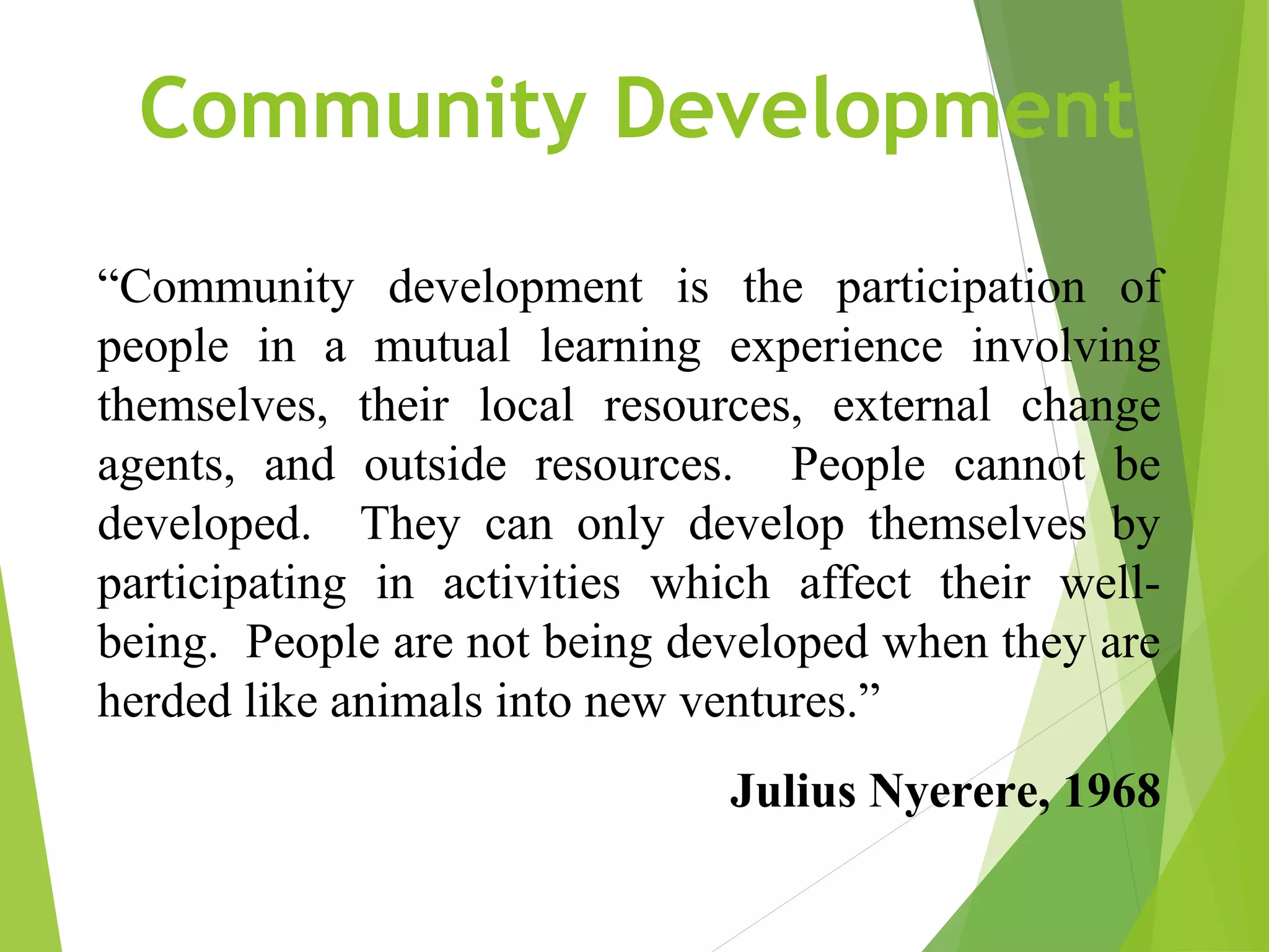 Community development | PPT