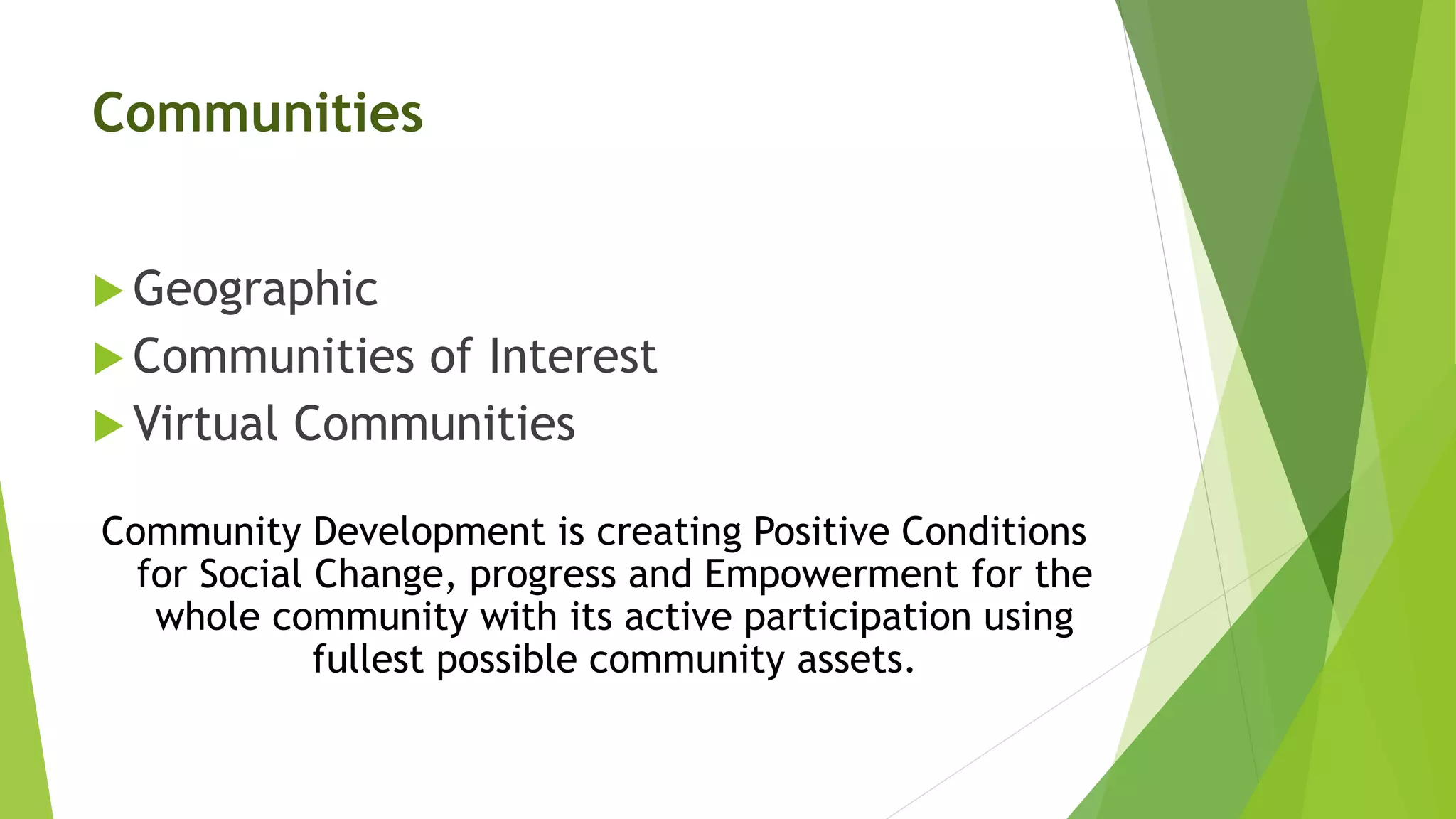 Community development | PPTX