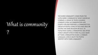 Community development | PPTX